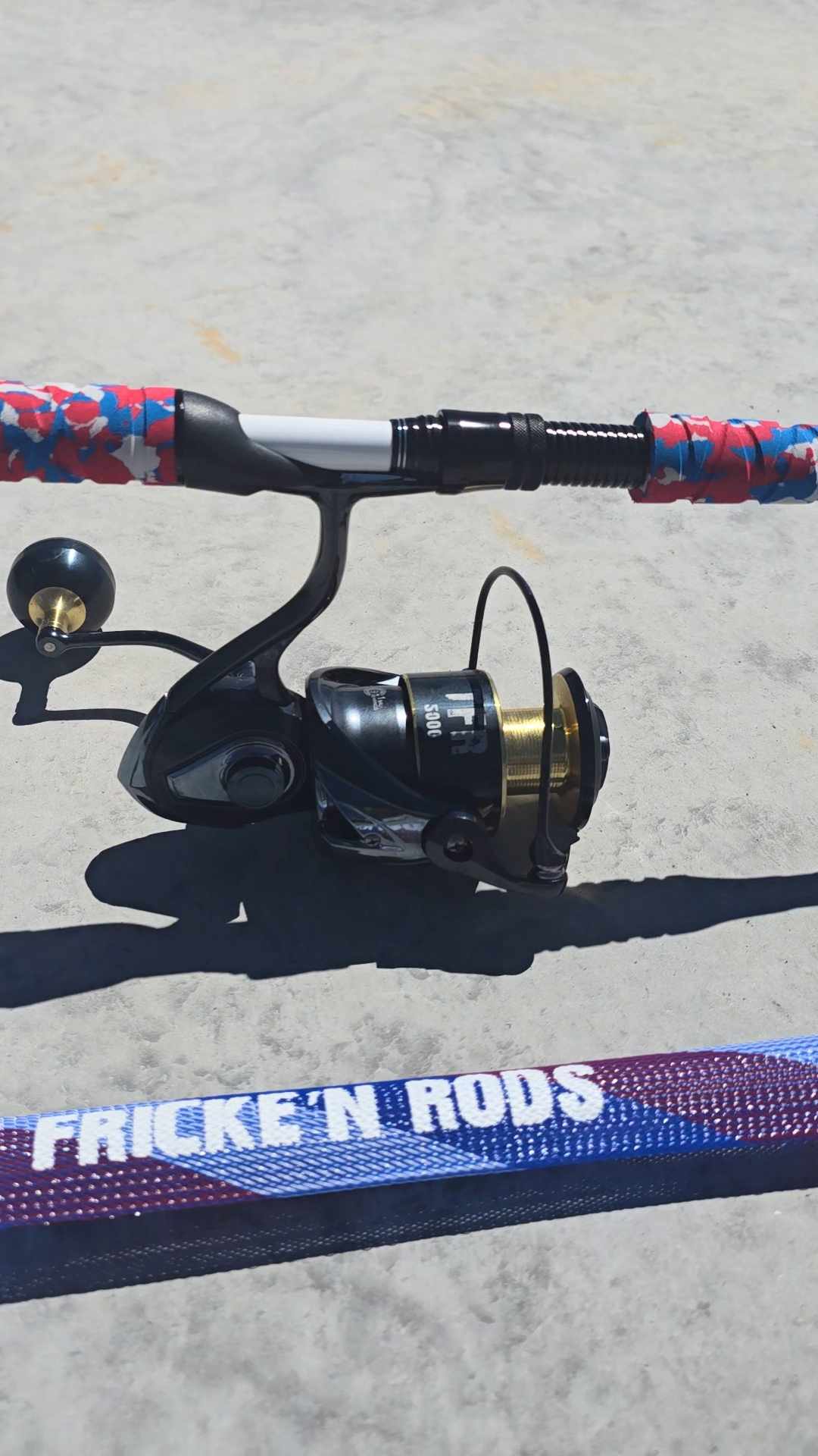 6'7 & 7'6 & 9ft Spinning Rods & Reel Combo – Toughest Fricke’N Rods